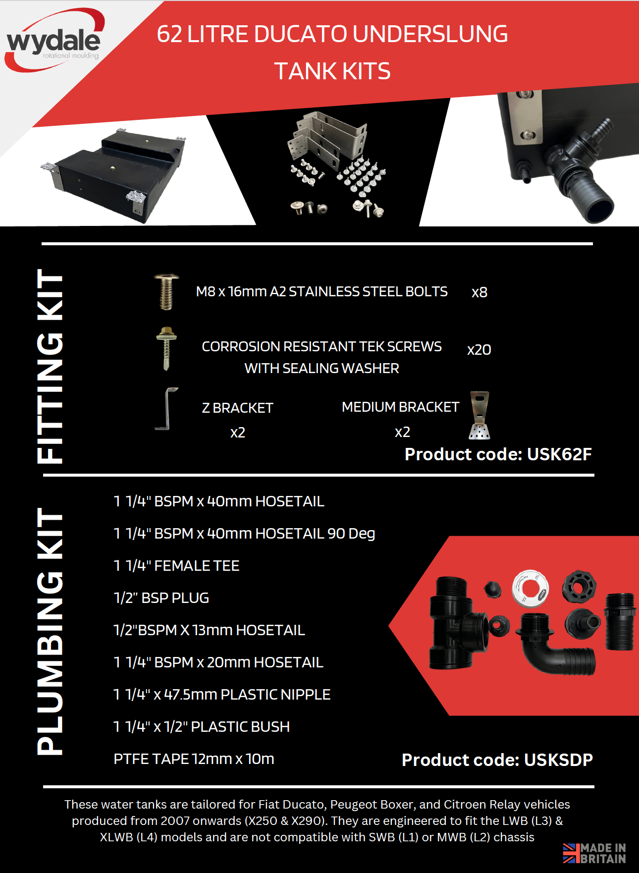 Ducato/Boxer underbody tanks – Motexion Australia